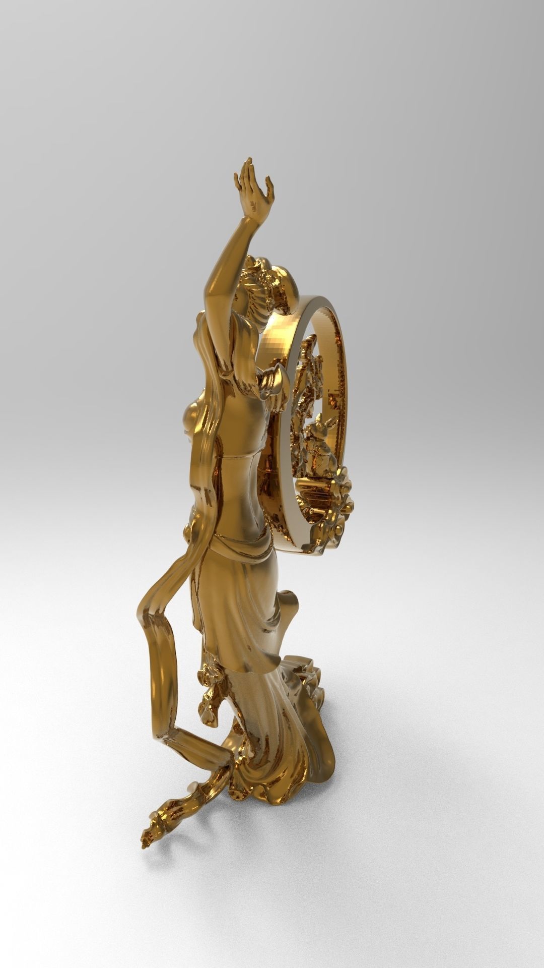 Chang e the Chinese goddess of the Moon mythology 3D model 3D printable ...