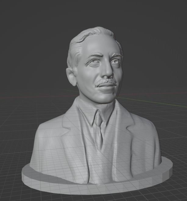 Walt Disney 3D model 3D printable | CGTrader