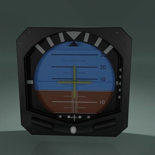 Artificial Horizon 3D model | CGTrader