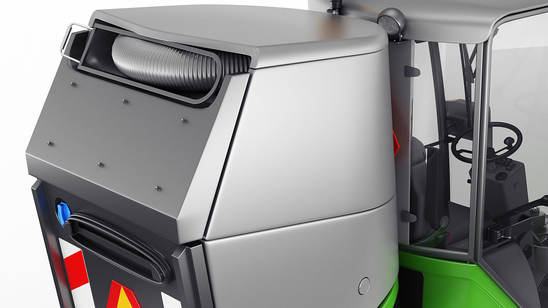 Compact Street Sweeper 3D model | CGTrader