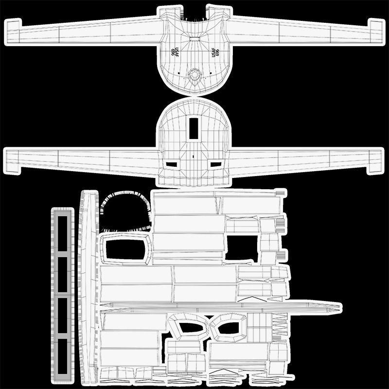 Lockheed Martin RQ 3 Darkstar Drone 3D model | CGTrader