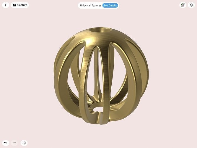 Gold bead stl verified 3D model 3D printable | CGTrader