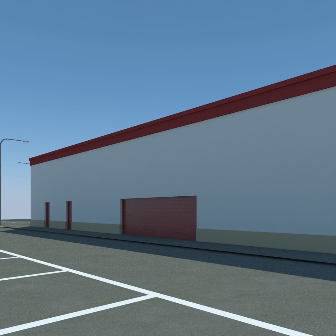 Fast Food Court Collection 3D model | CGTrader