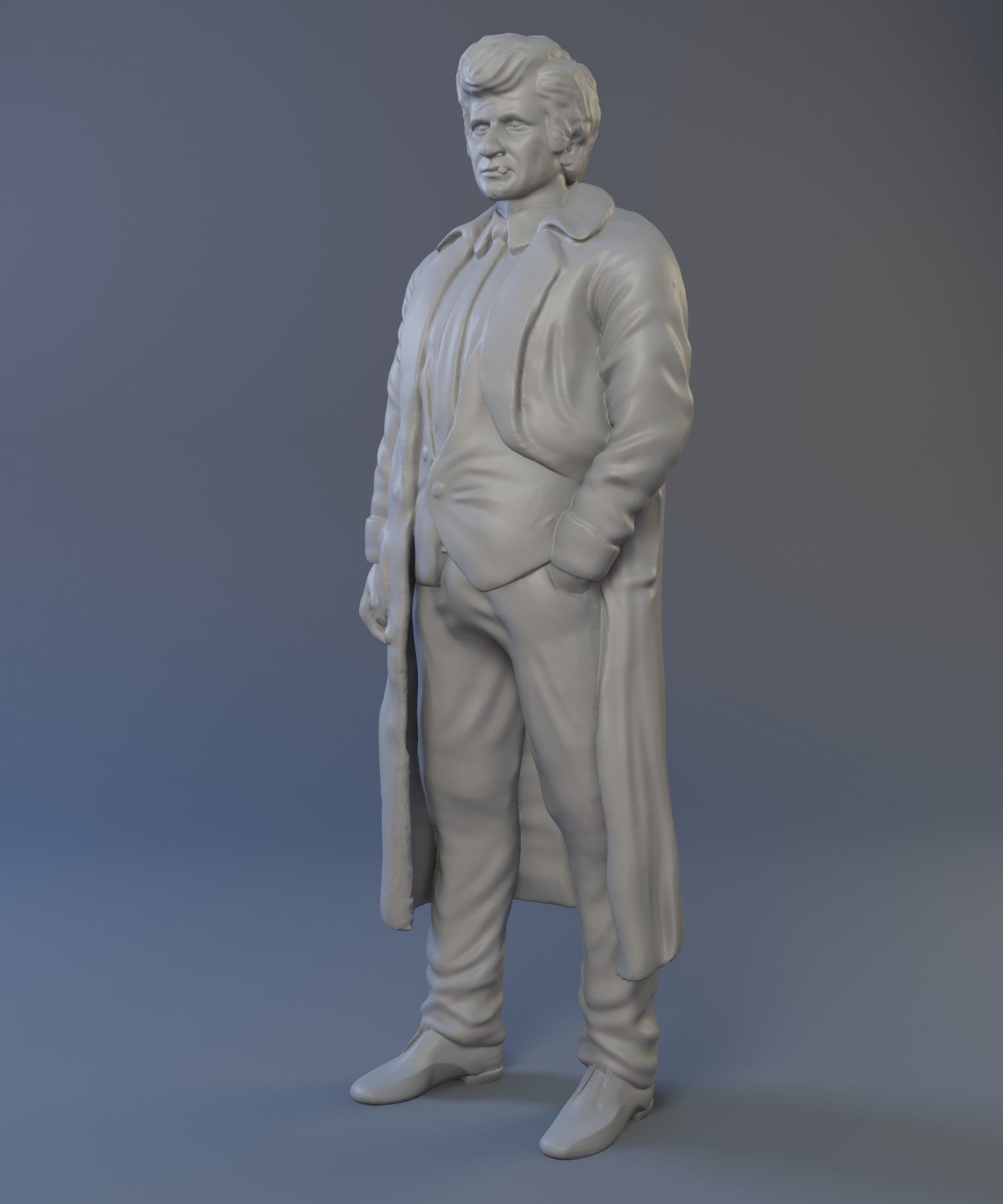 The protagonist of the series Columbo 3D model 3D printable | CGTrader
