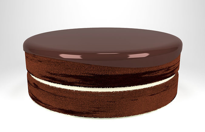 chocolate cake 3D model | CGTrader