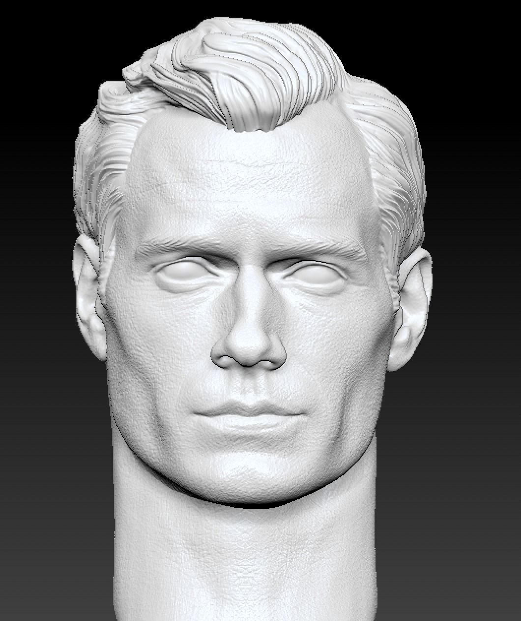Henry Cavill head pack 3D model 3D printable | CGTrader
