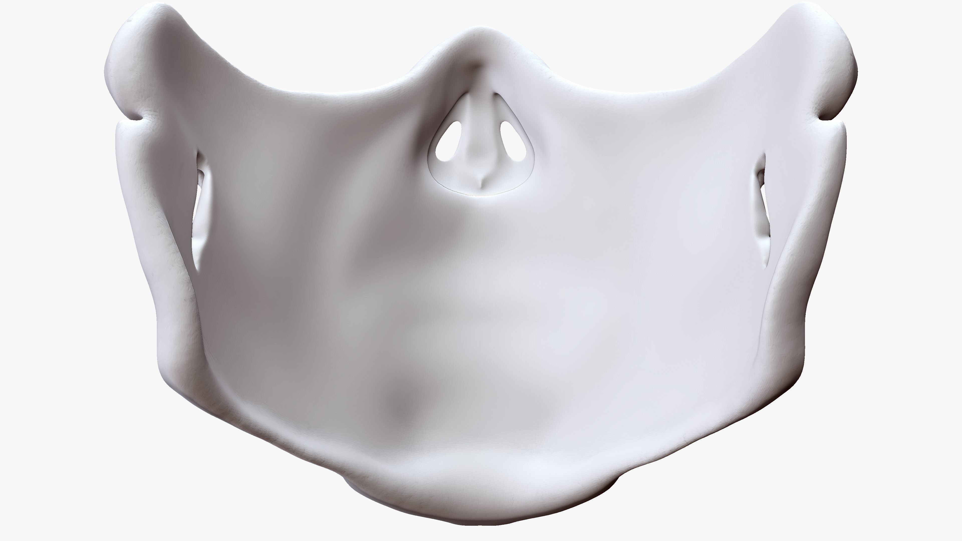 Skull Jaw Mask 3D model 3D printable | CGTrader