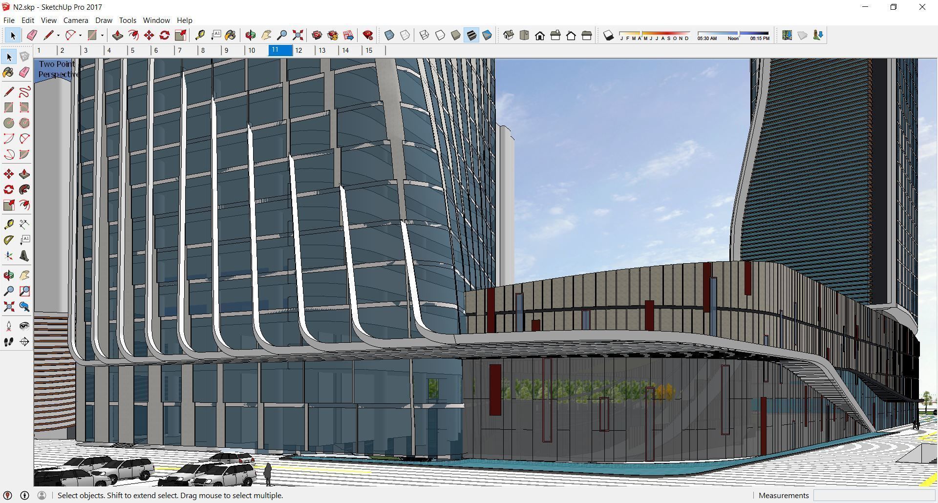 Sketchup Commercial Complex N2 3D model | CGTrader