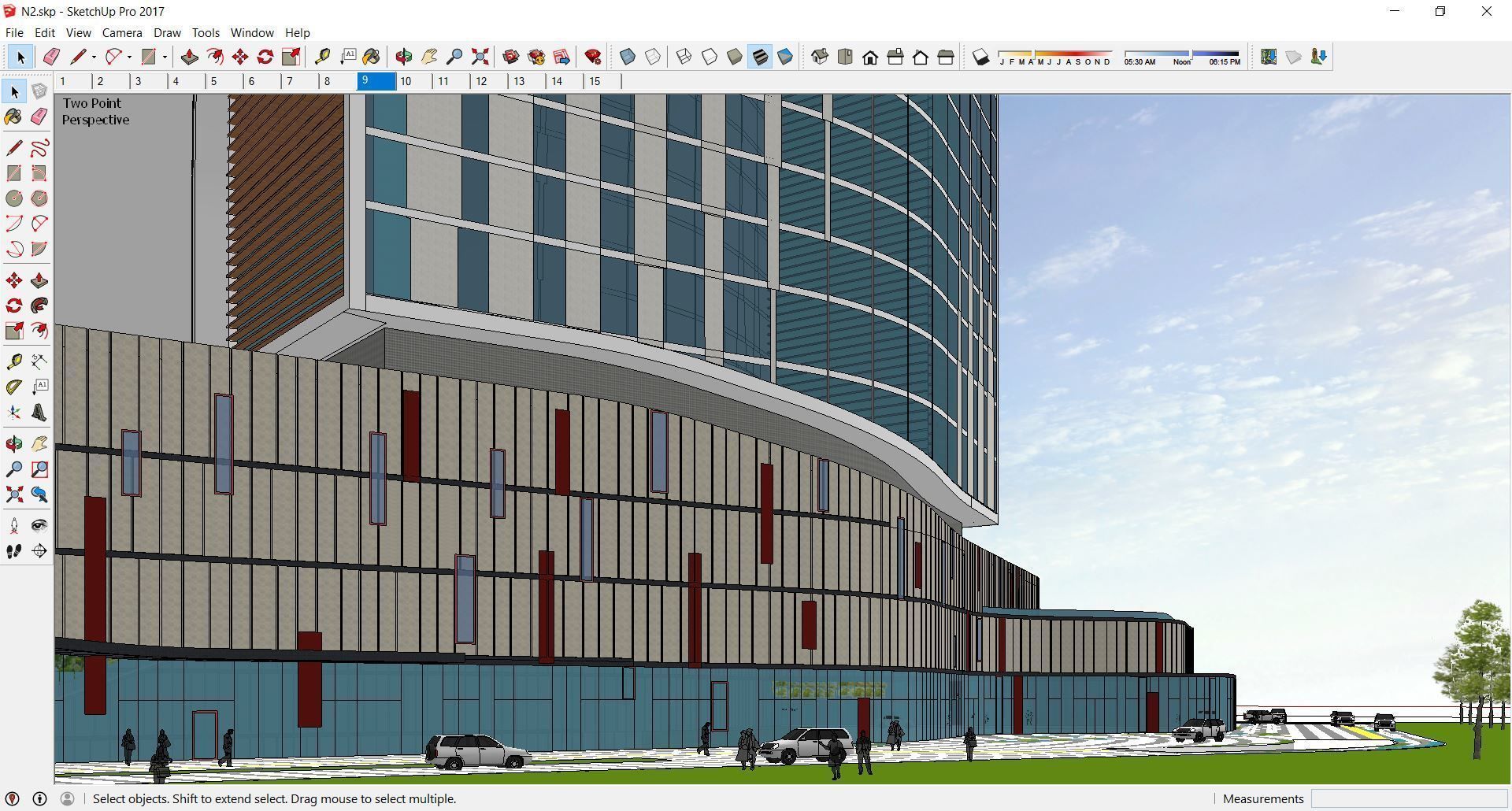 Sketchup Commercial Complex N2 3D model | CGTrader