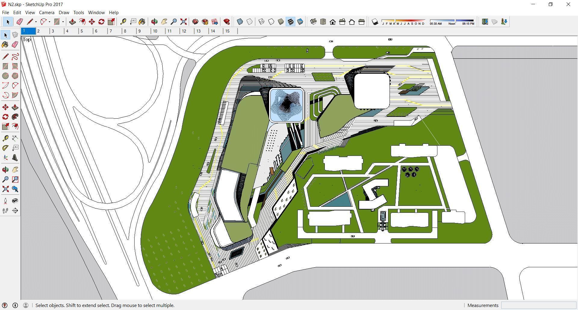 Sketchup Commercial Complex N2 3D model | CGTrader