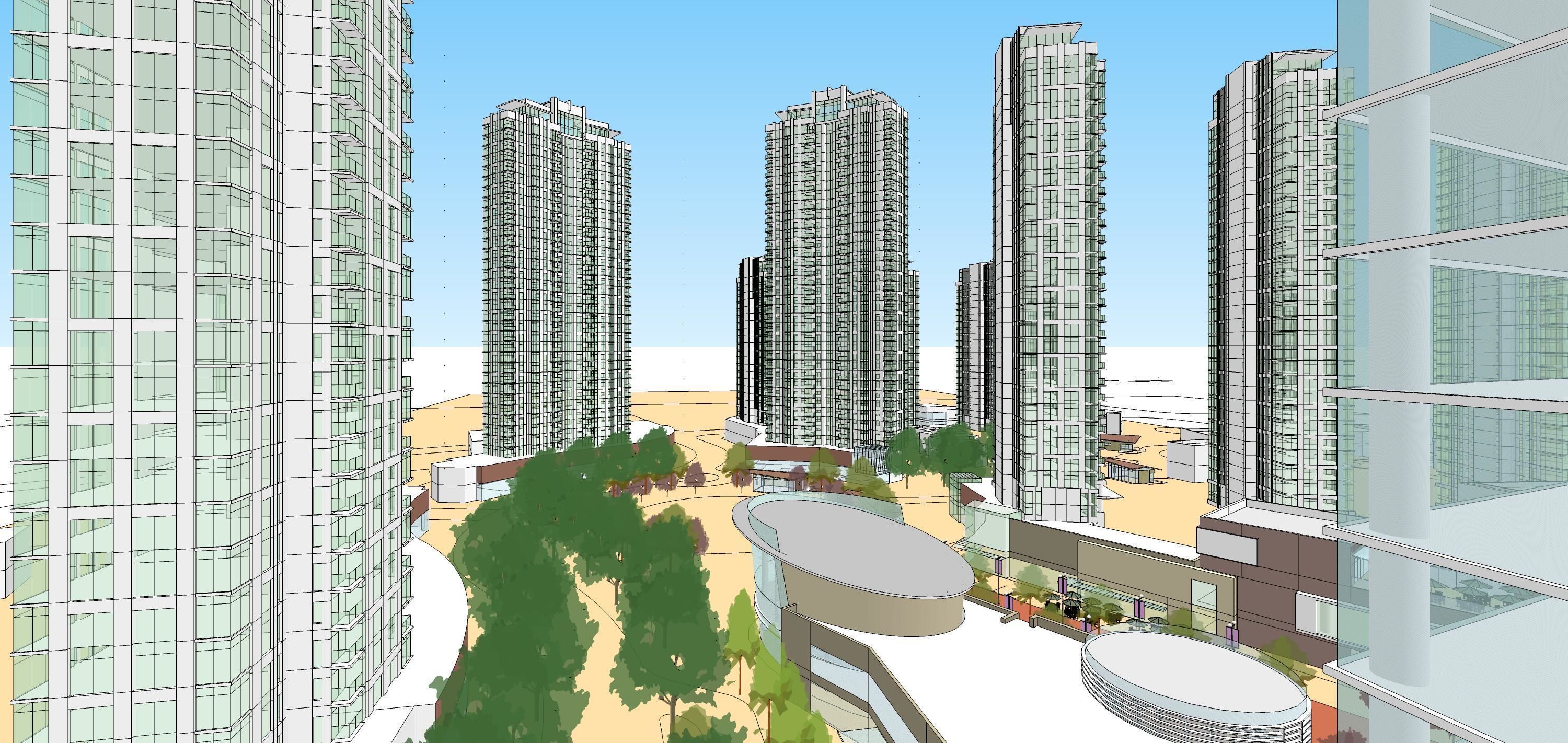 Sketchup Commercial Complex S2 free 3D model | CGTrader