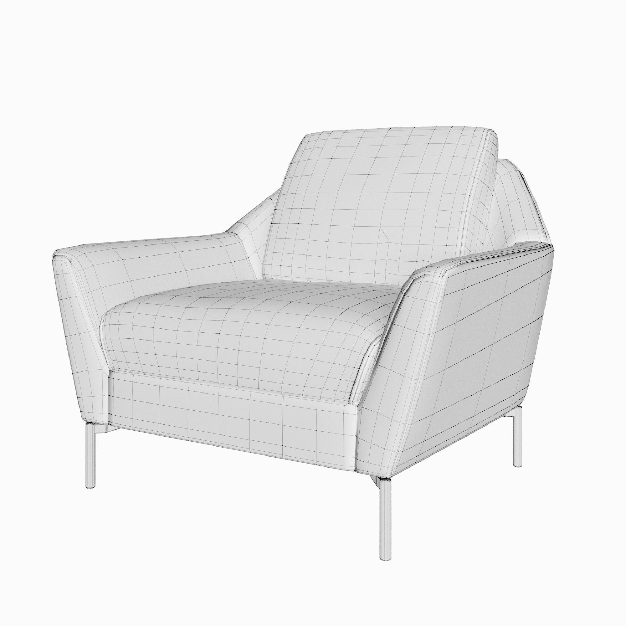 Loki lounge chair 3D model | CGTrader