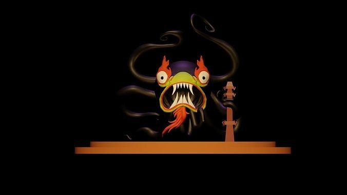 Aku octopus form 3D model 3D printable | CGTrader