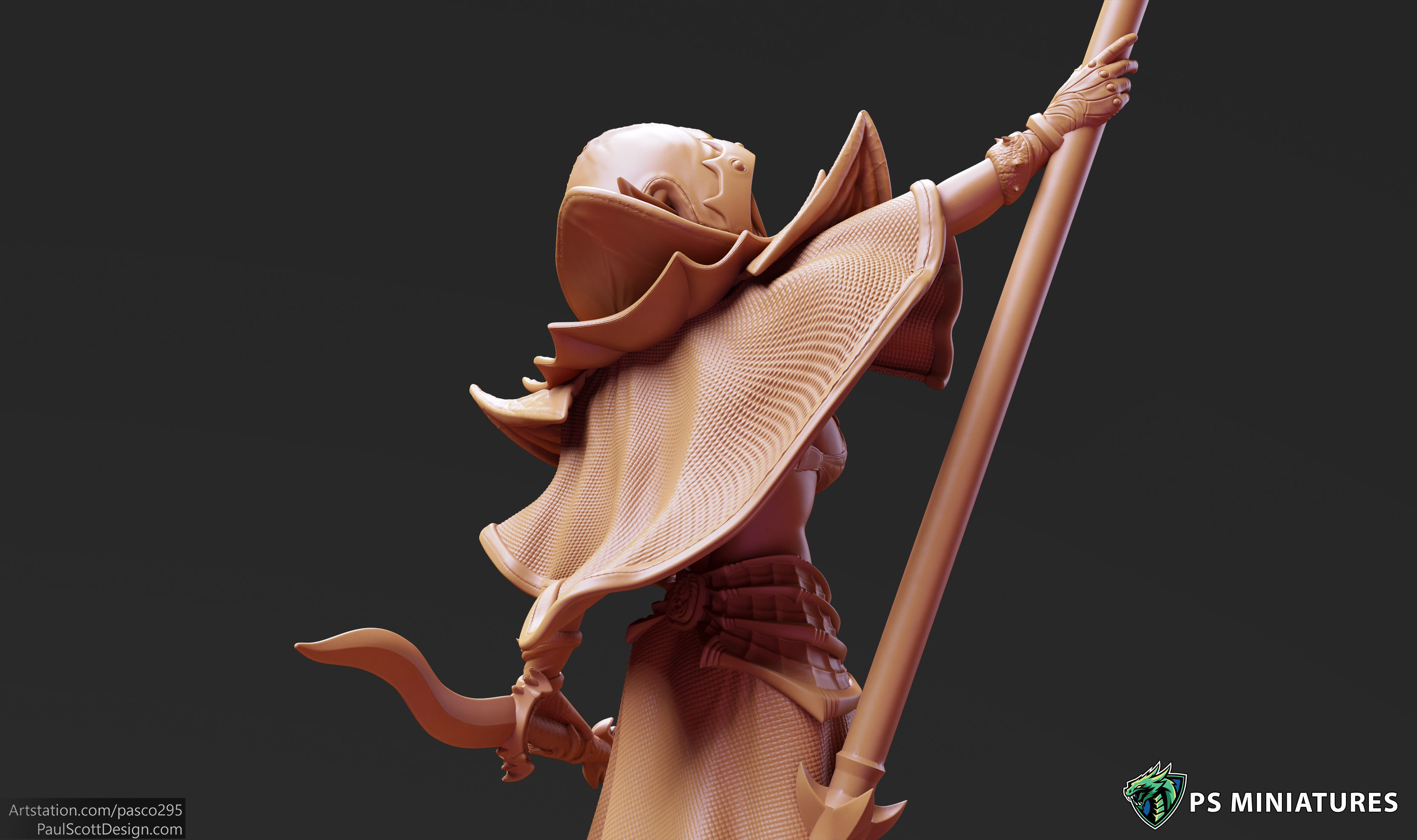 Drow Cleric Pose 3 - 4 Variants and Pinup 3D model 3D printable | CGTrader