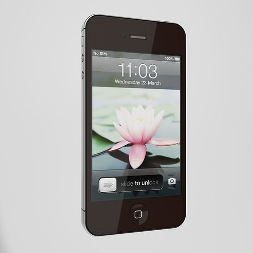 Apple iPhone 4S detailed model 3D model | CGTrader