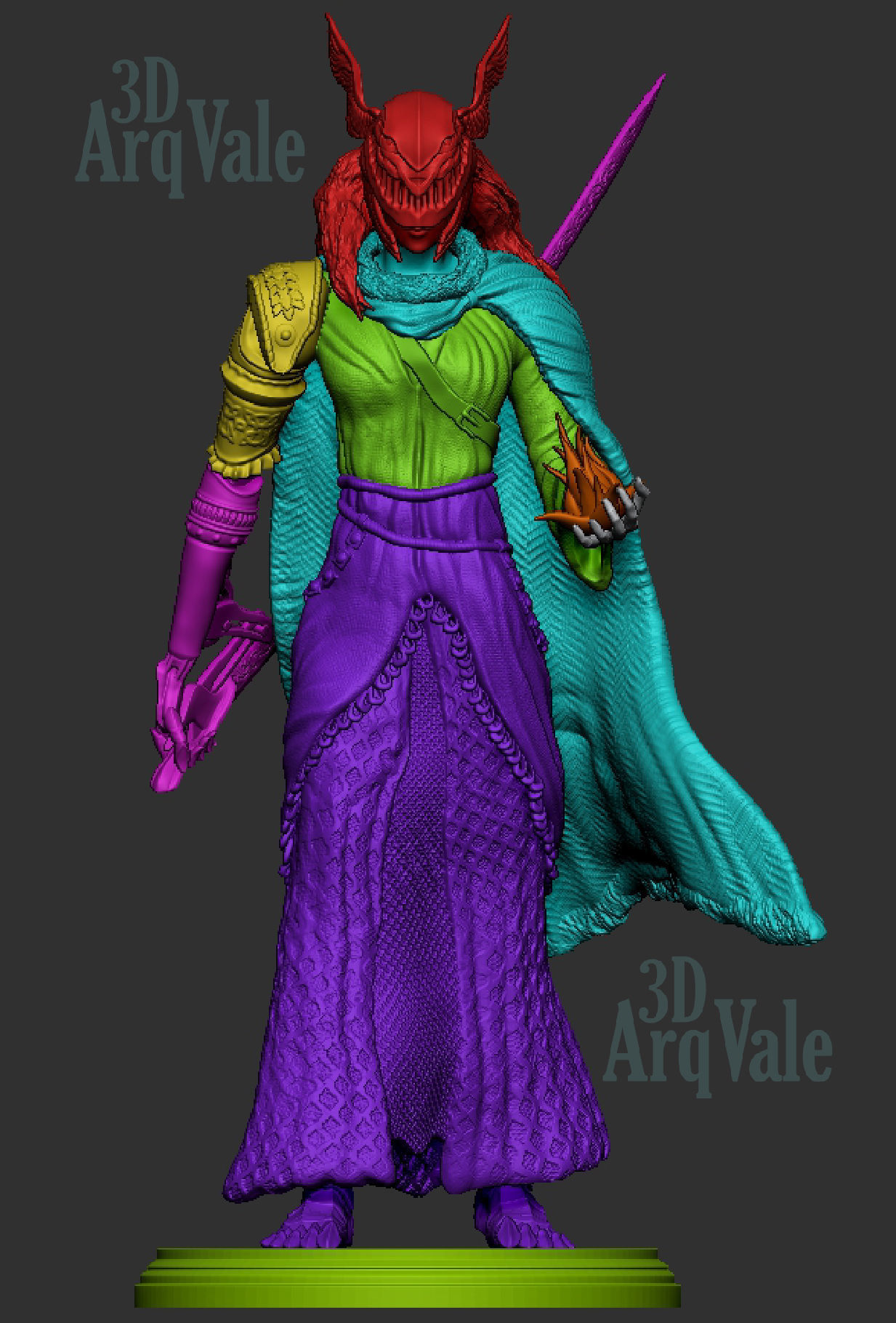 Malenia - Elden Ring 3D model 3D printable | CGTrader