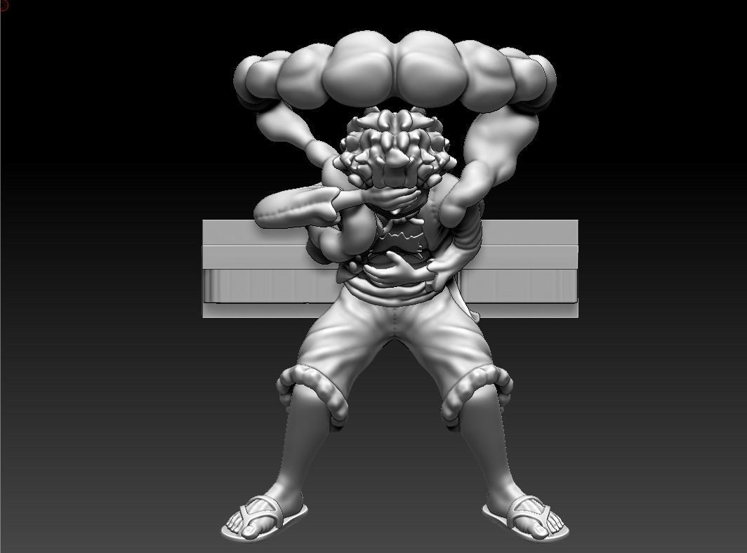 Luffy Gear 5 3D model 3D printable | CGTrader