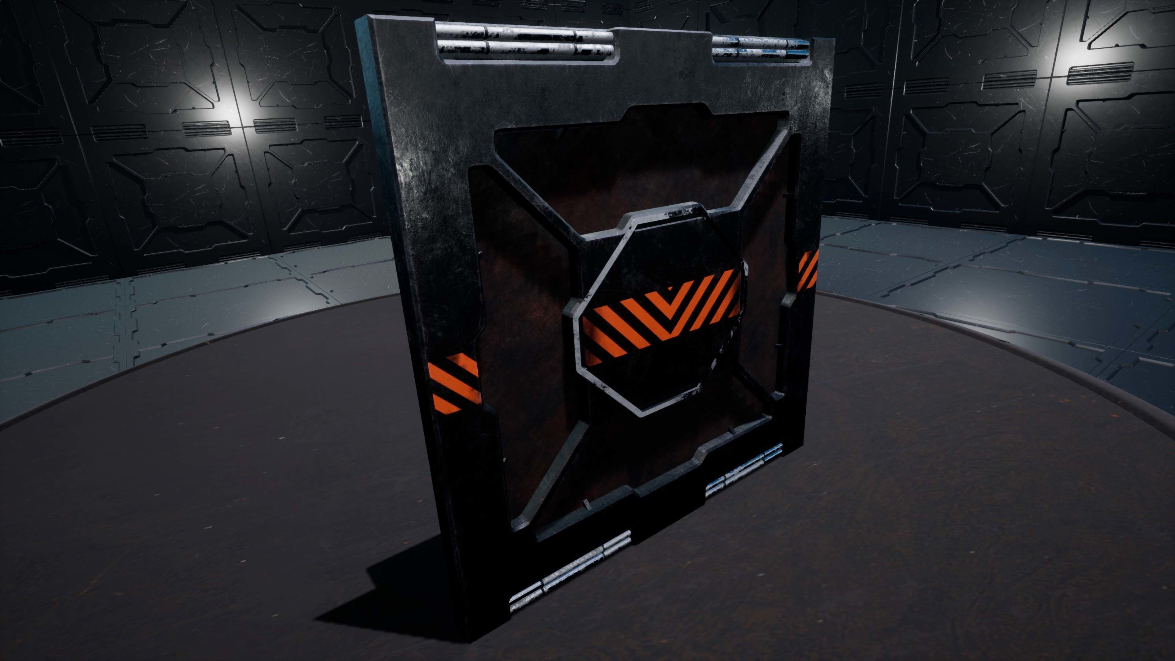 Low Poly Sci-Fi panels free VR / AR / low-poly 3D model | CGTrader