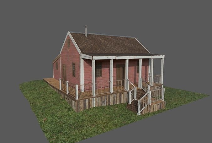 old house free 3D model | CGTrader
