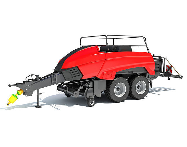 Large Square Baler 3D model | CGTrader