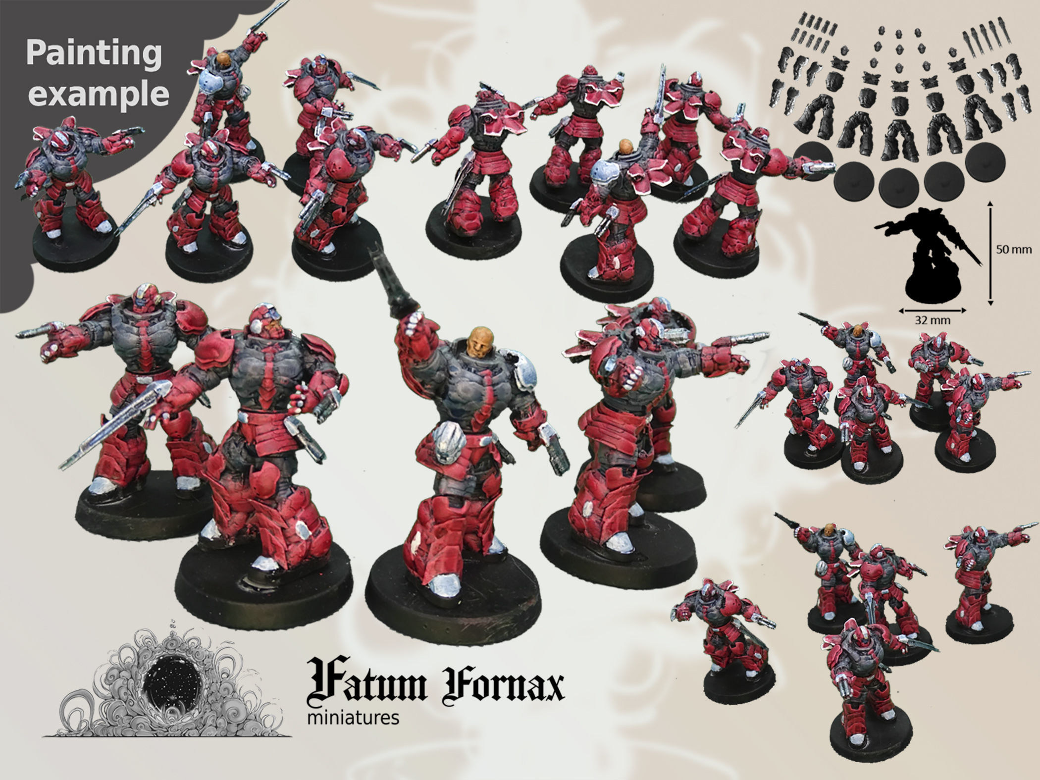Praetors - Pre-supported and poseable 3D model 3D printable | CGTrader