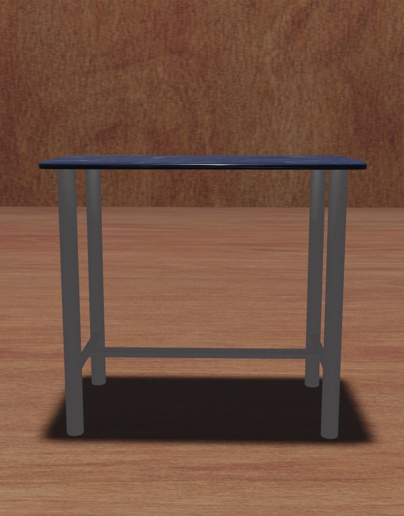 CAFE TABLE CHAIR SET free 3D model | CGTrader