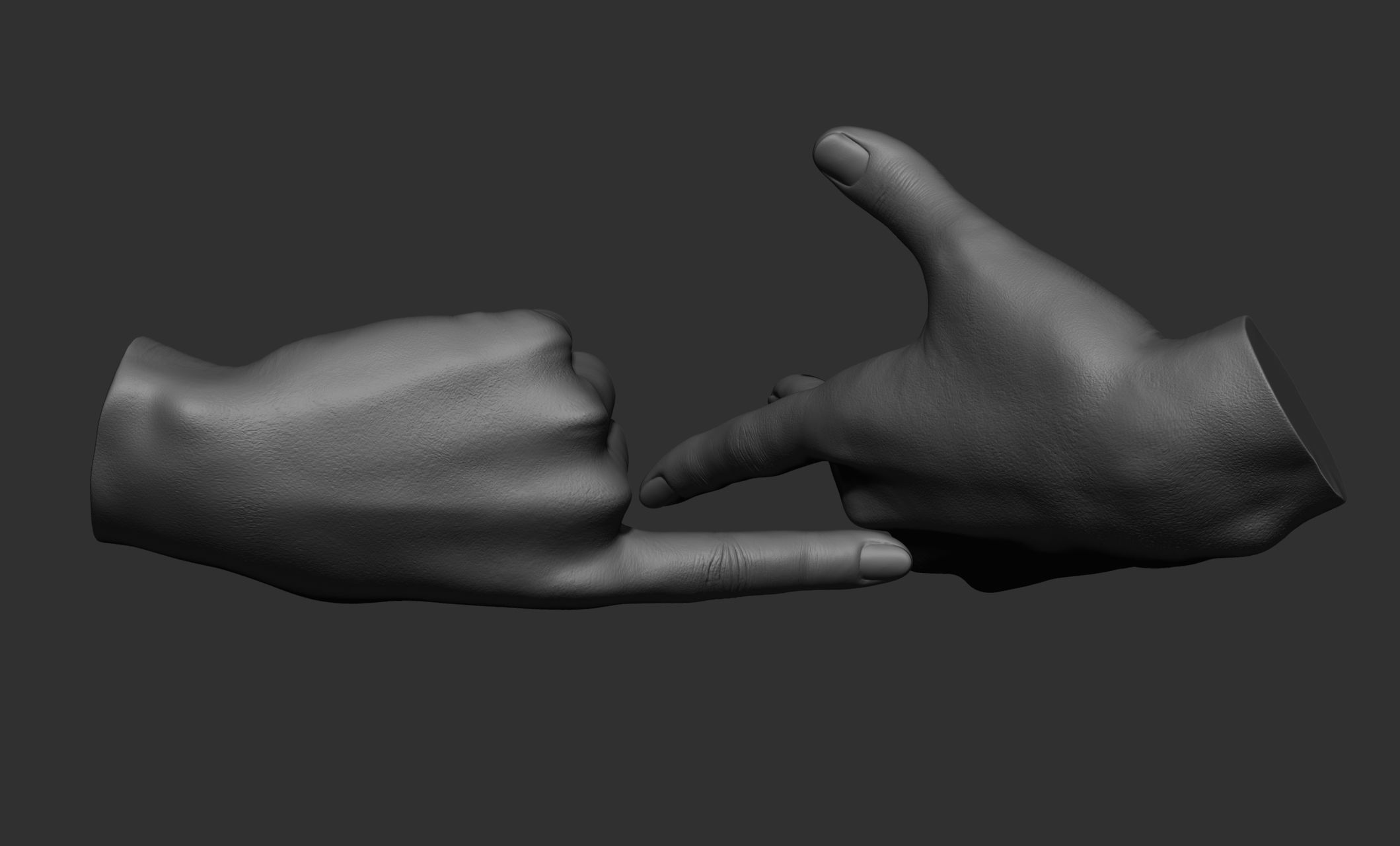 17 Female hand poses 3D model | CGTrader