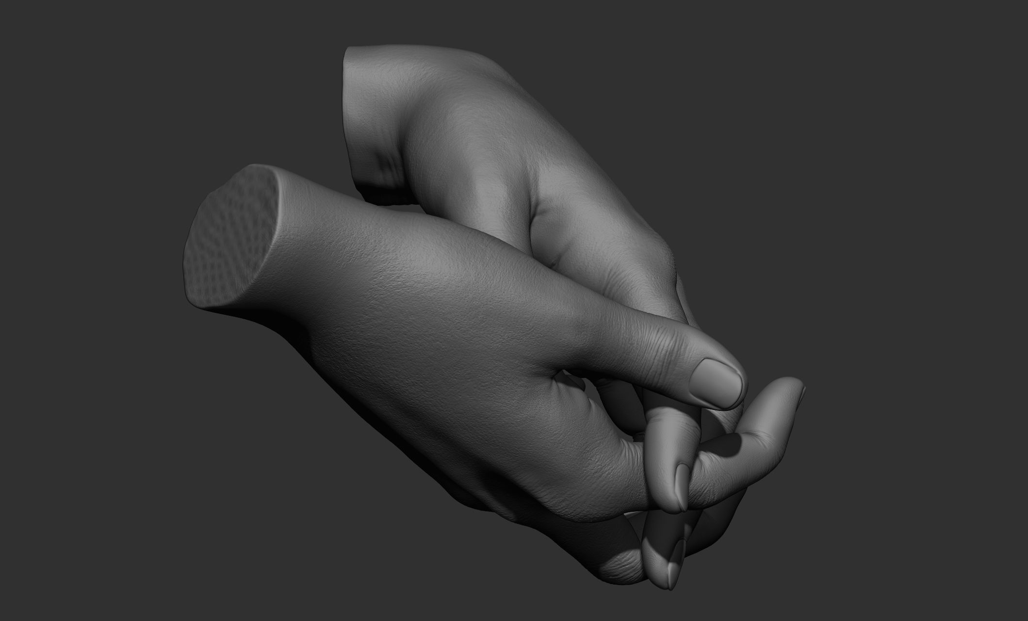 17 Female hand poses 3D model | CGTrader