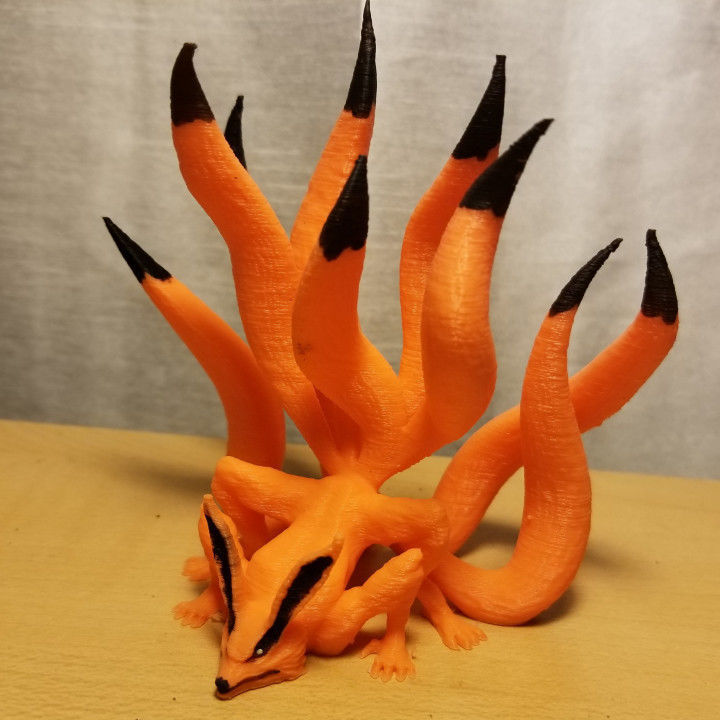 Nine-Tailed Demon Fox 3D model 3D printable | CGTrader