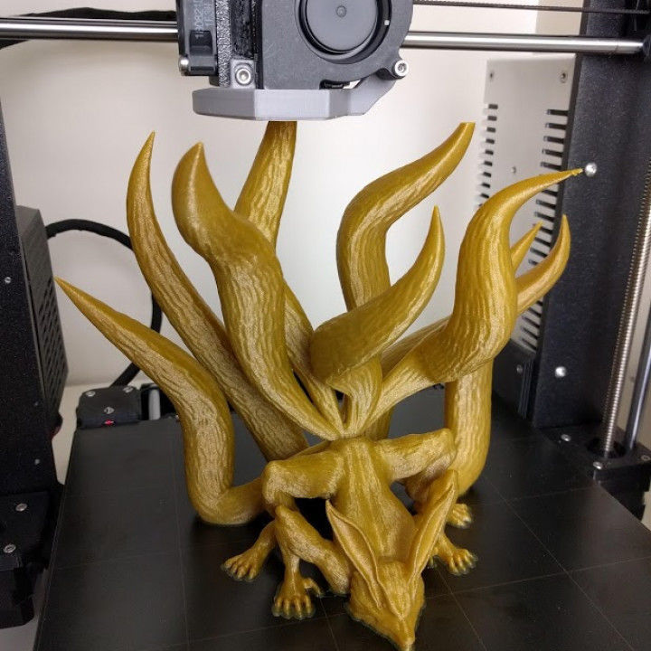 Nine-Tailed Demon Fox 3D model 3D printable | CGTrader