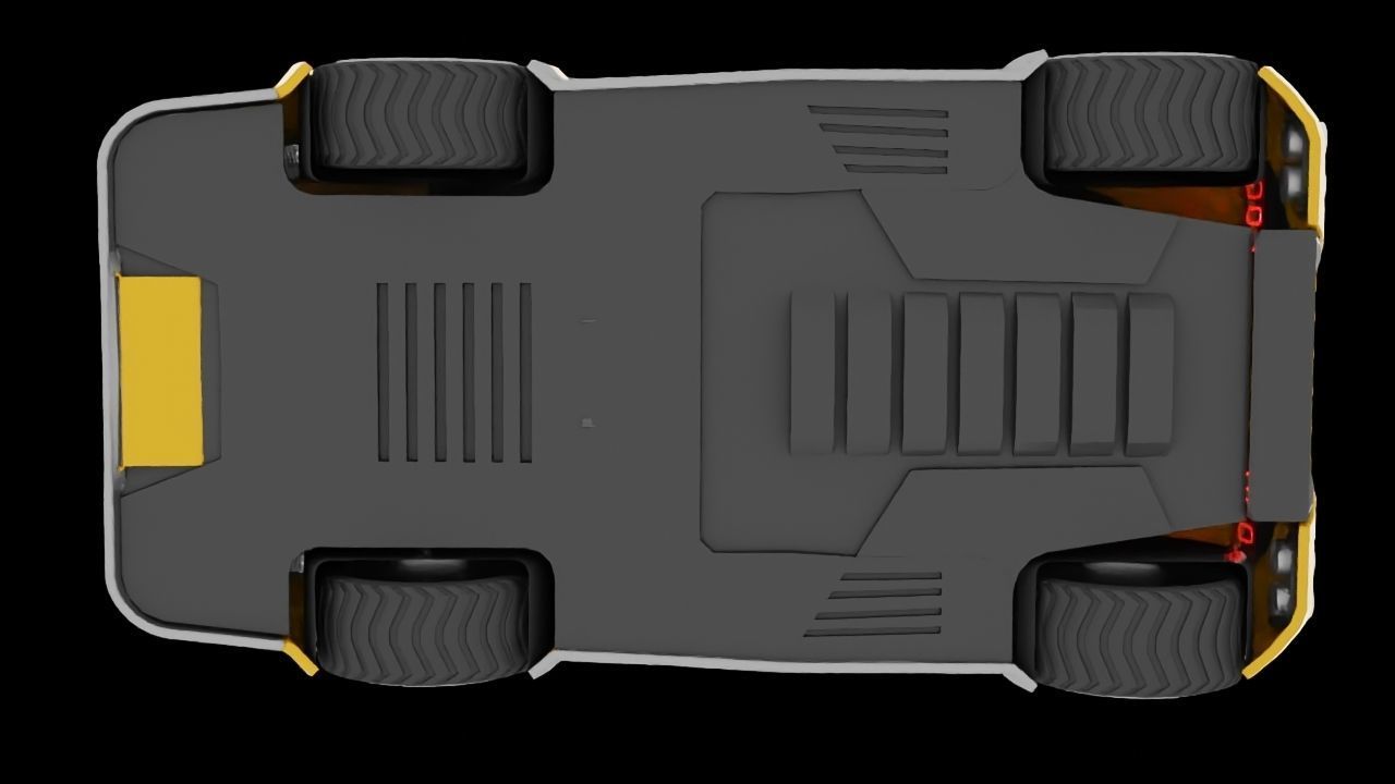 Super car rigged vehicle 3D model rigged | CGTrader