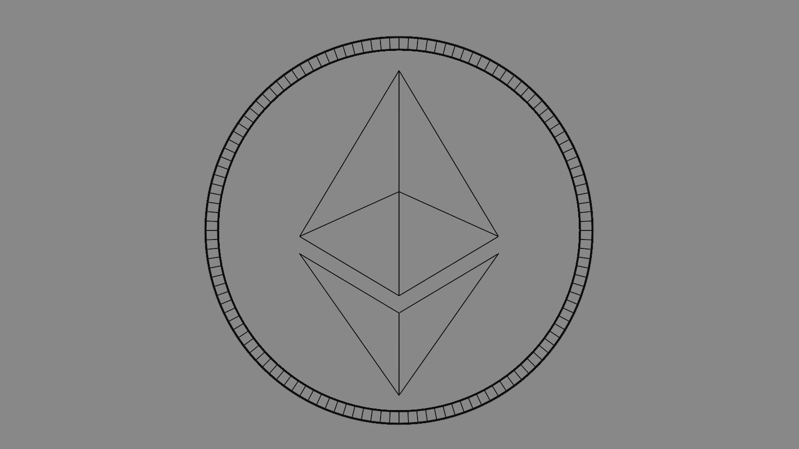 Etherum ETH Coin 3D print 3D model 3D printable | CGTrader