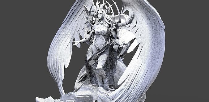 Angel Queen 3D model | CGTrader