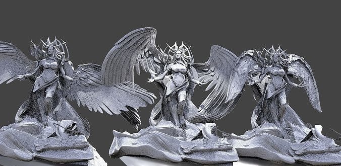 High Angel Guardian series 3 3D model | CGTrader