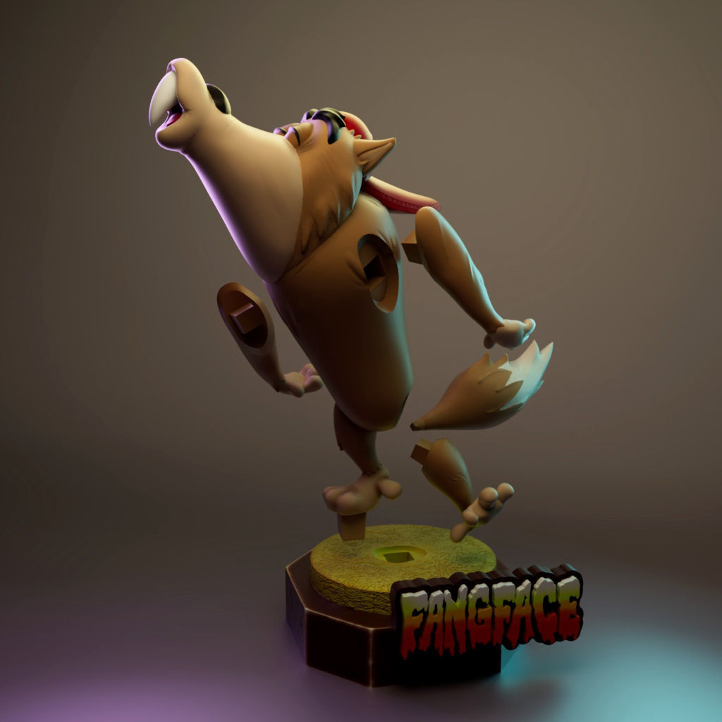 Fangface 3D model 3D printable | CGTrader