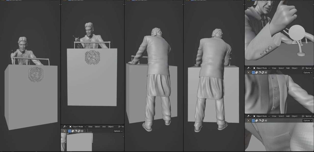 Imran Khan 3D model 3D printable | CGTrader