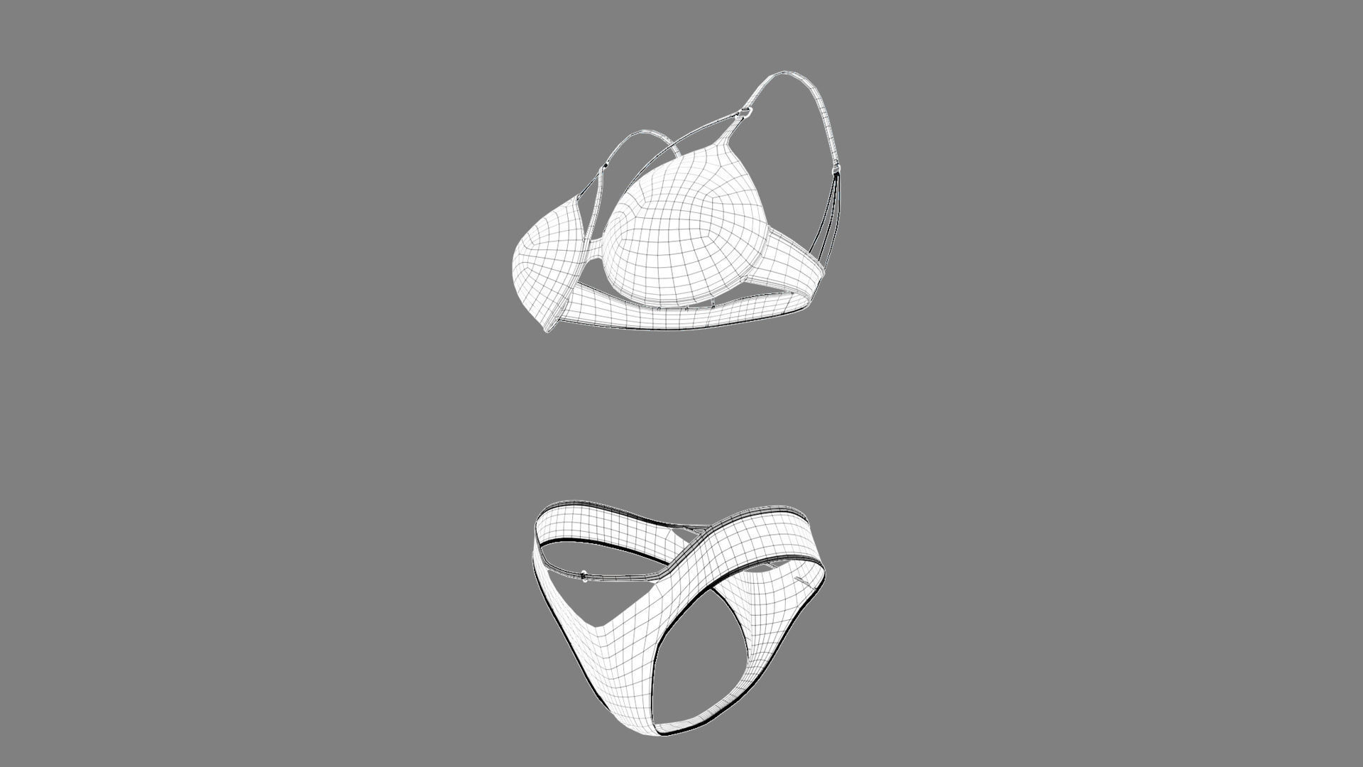 Lingerie bra 3D model | CGTrader