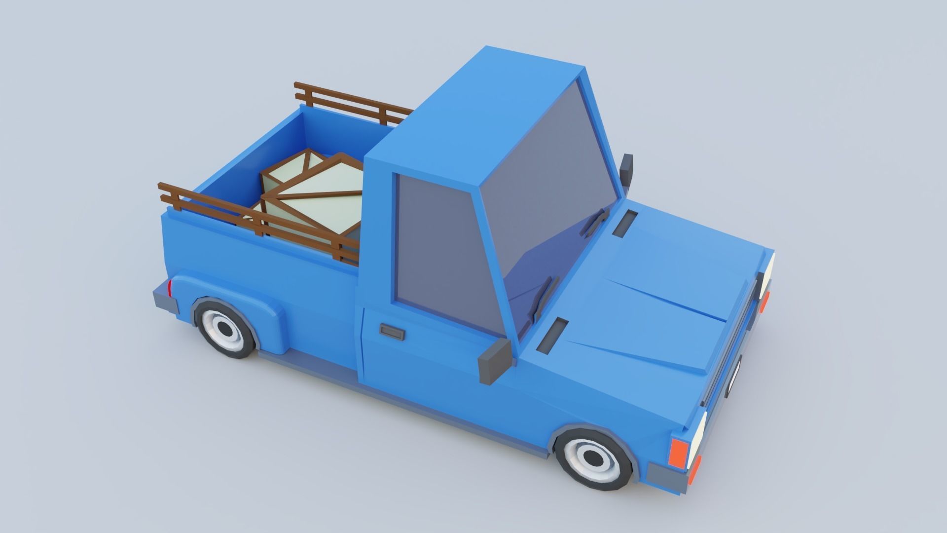 3D model Cartoon Low Poly Cars Pack VR / AR / low-poly | CGTrader