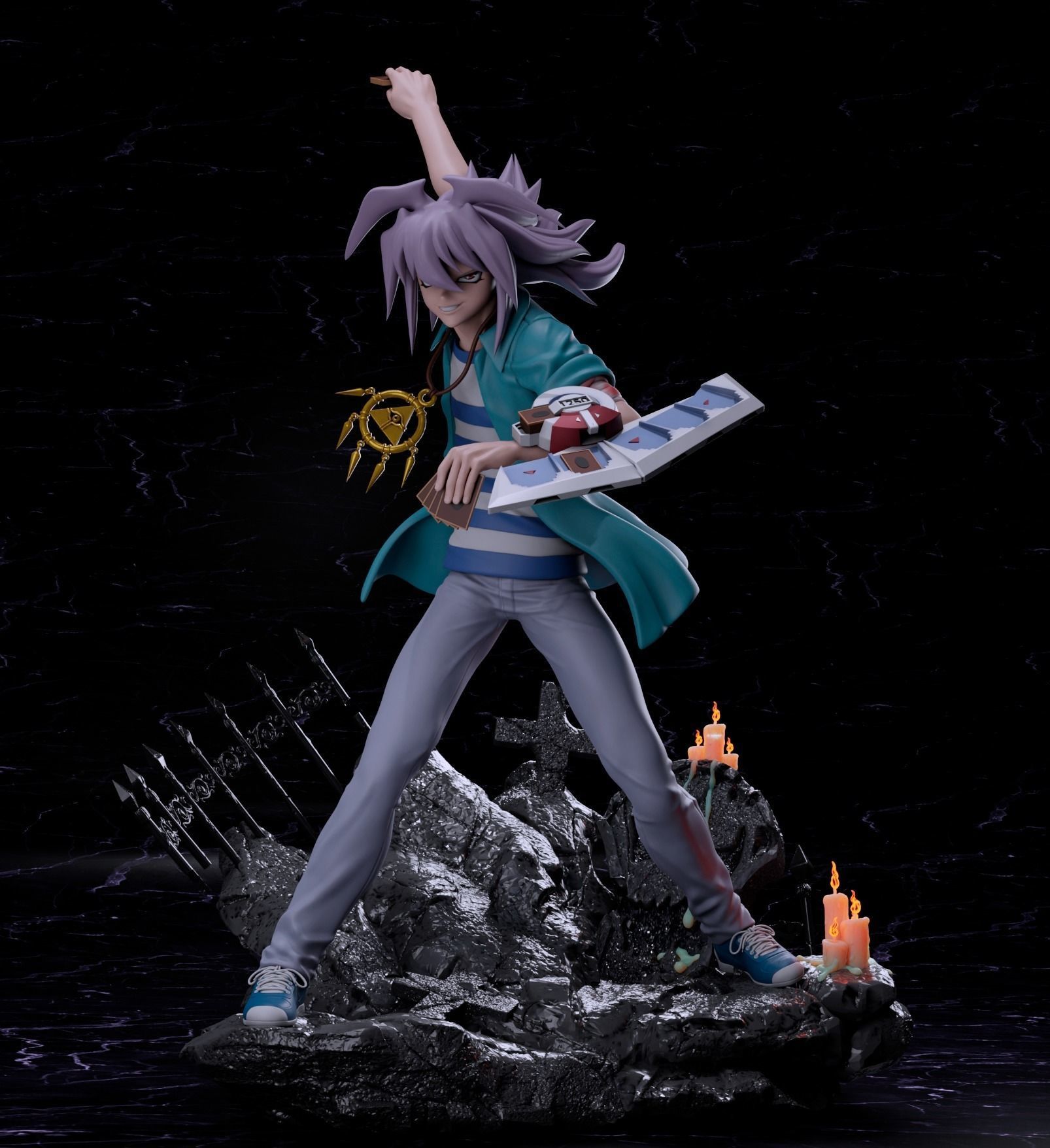 Yami Bakura from yugioh 3D model 3D printable | CGTrader