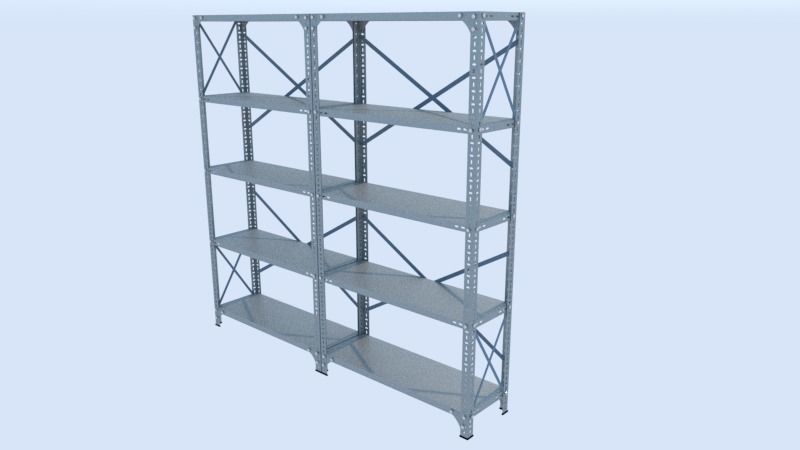 Storage and Archiving Steel Racking Systems 3D Model Collection | CGTrader