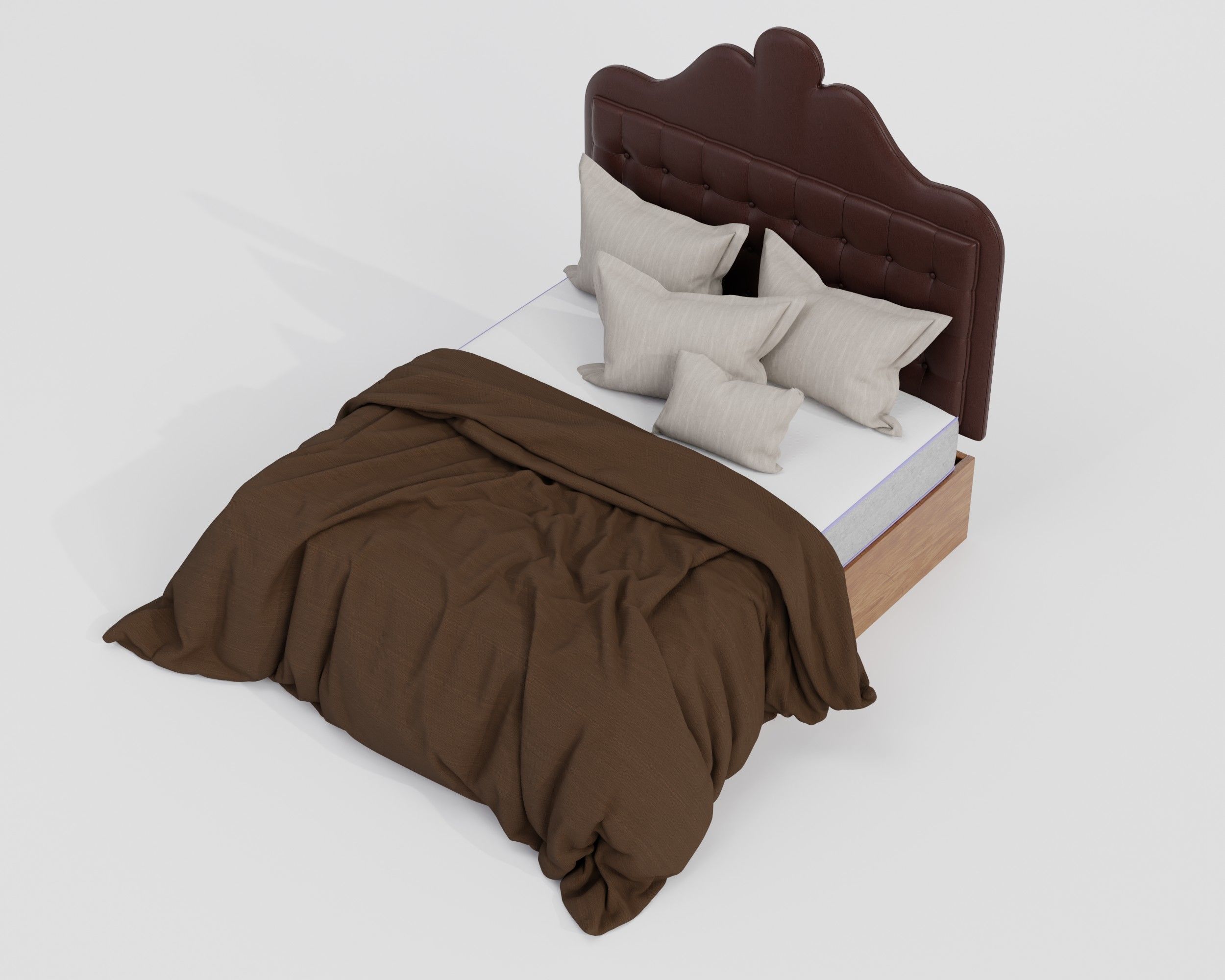 Bed Stylized 3D model | CGTrader
