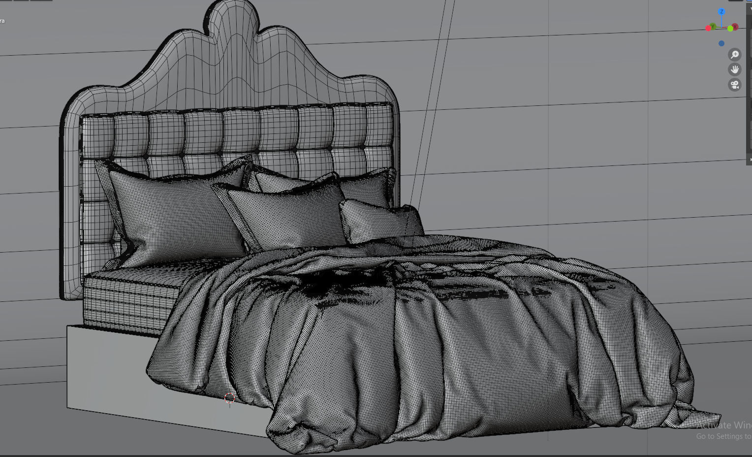 Bed Stylized 3D model | CGTrader