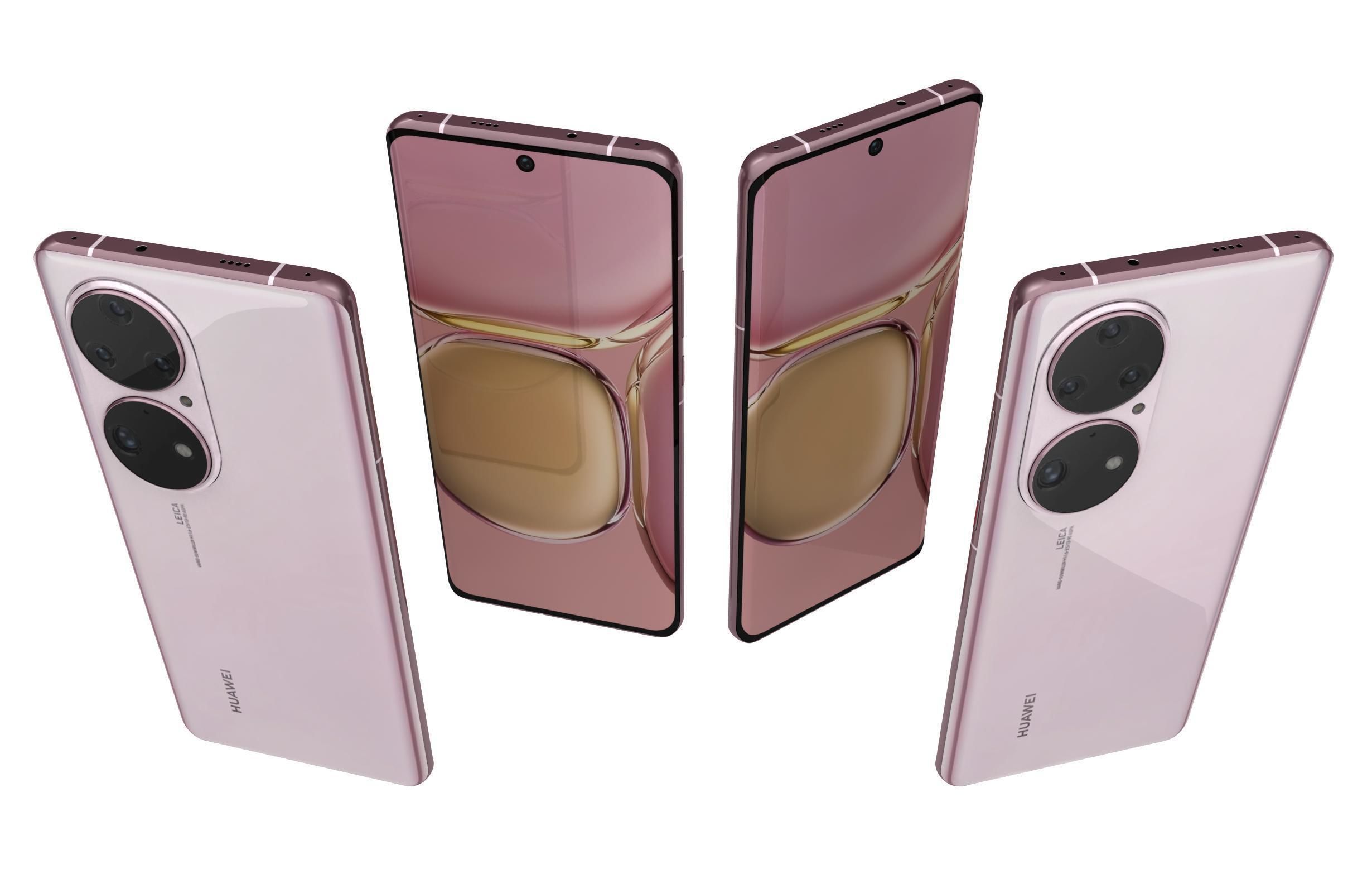 Huawei P50 Pro All Colors 3D model | CGTrader