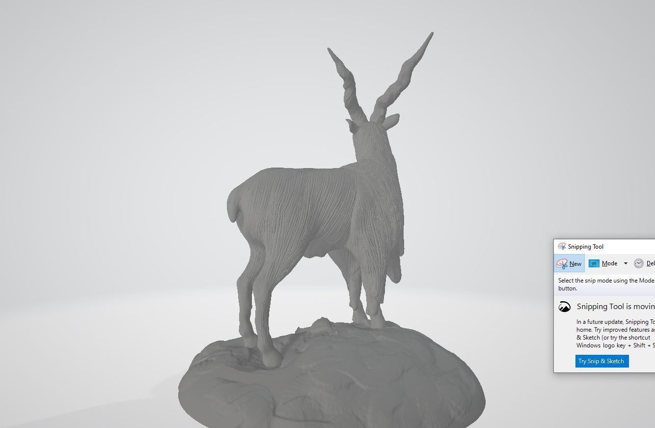 Markhor 3D model 3D printable | CGTrader