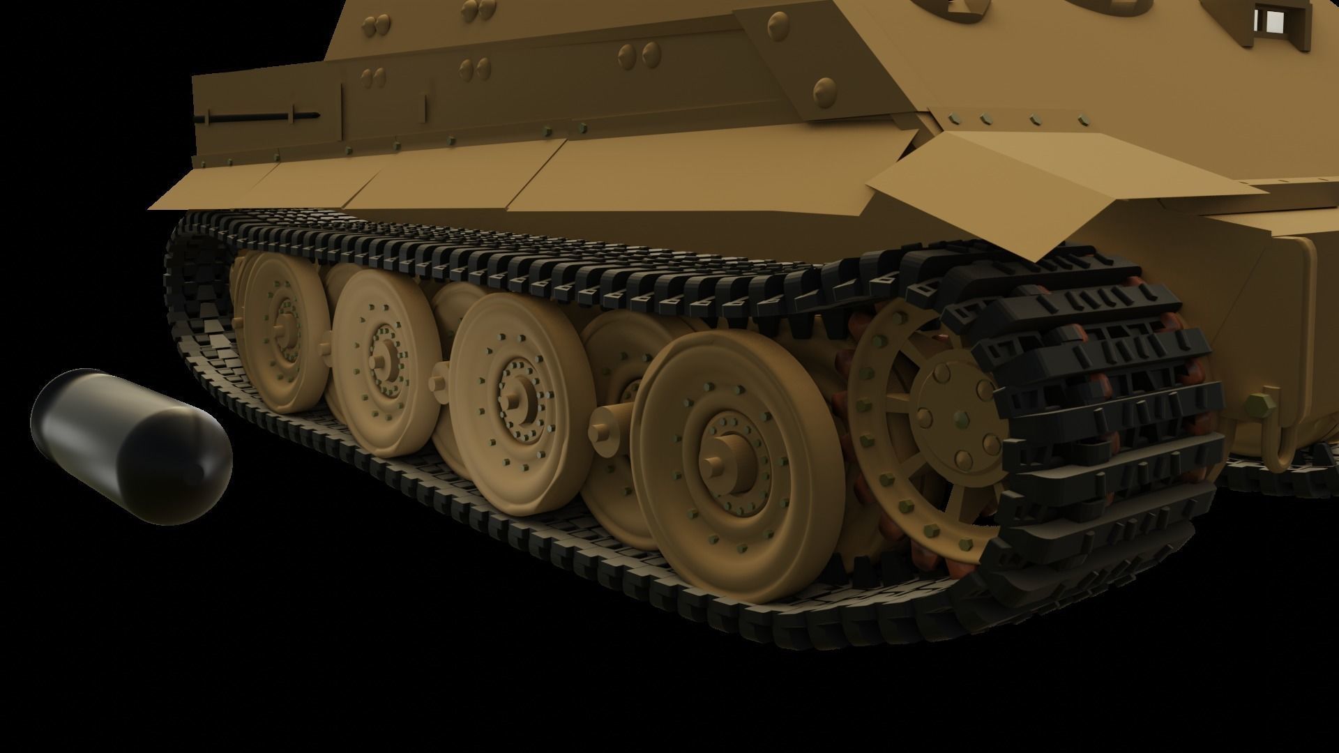 SturmTiger German self-propelled artillery of WW2 free 3D model | CGTrader