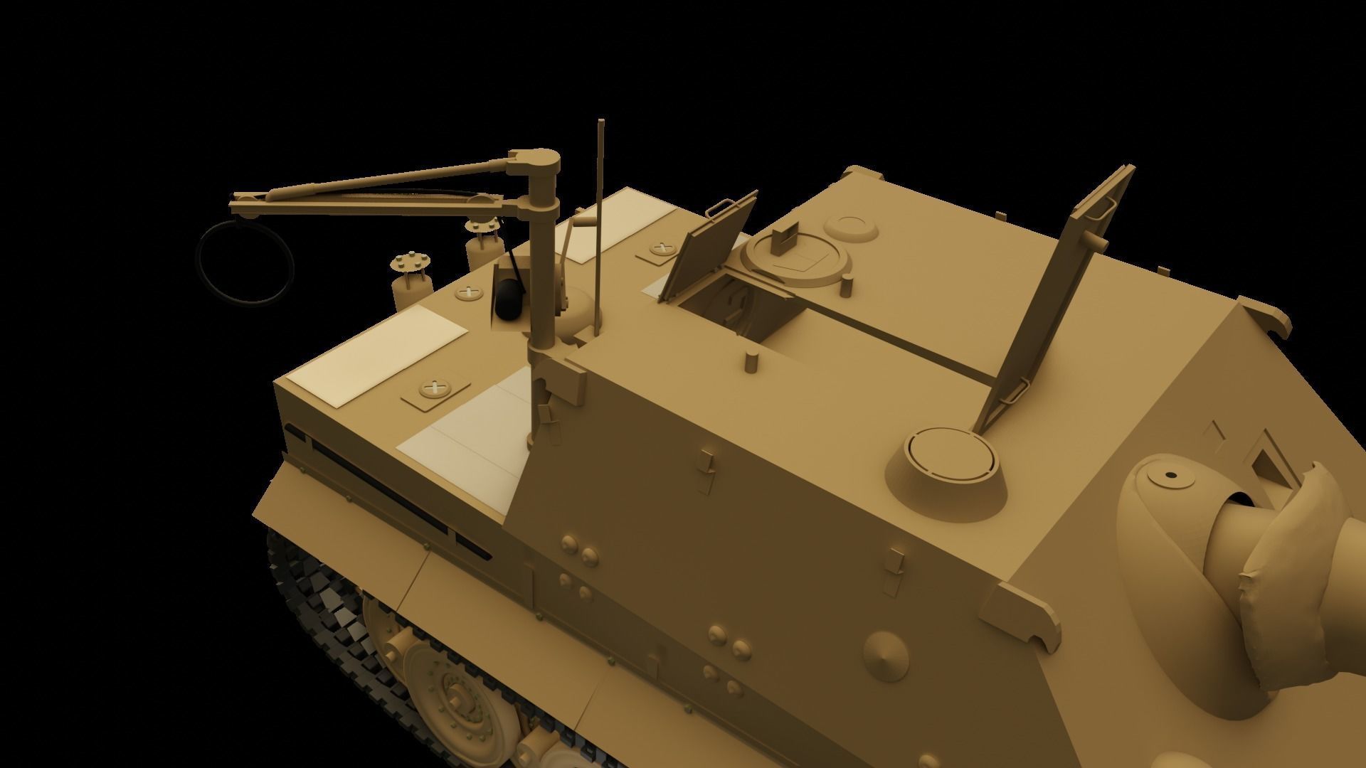 SturmTiger German self-propelled artillery of WW2 free 3D model | CGTrader