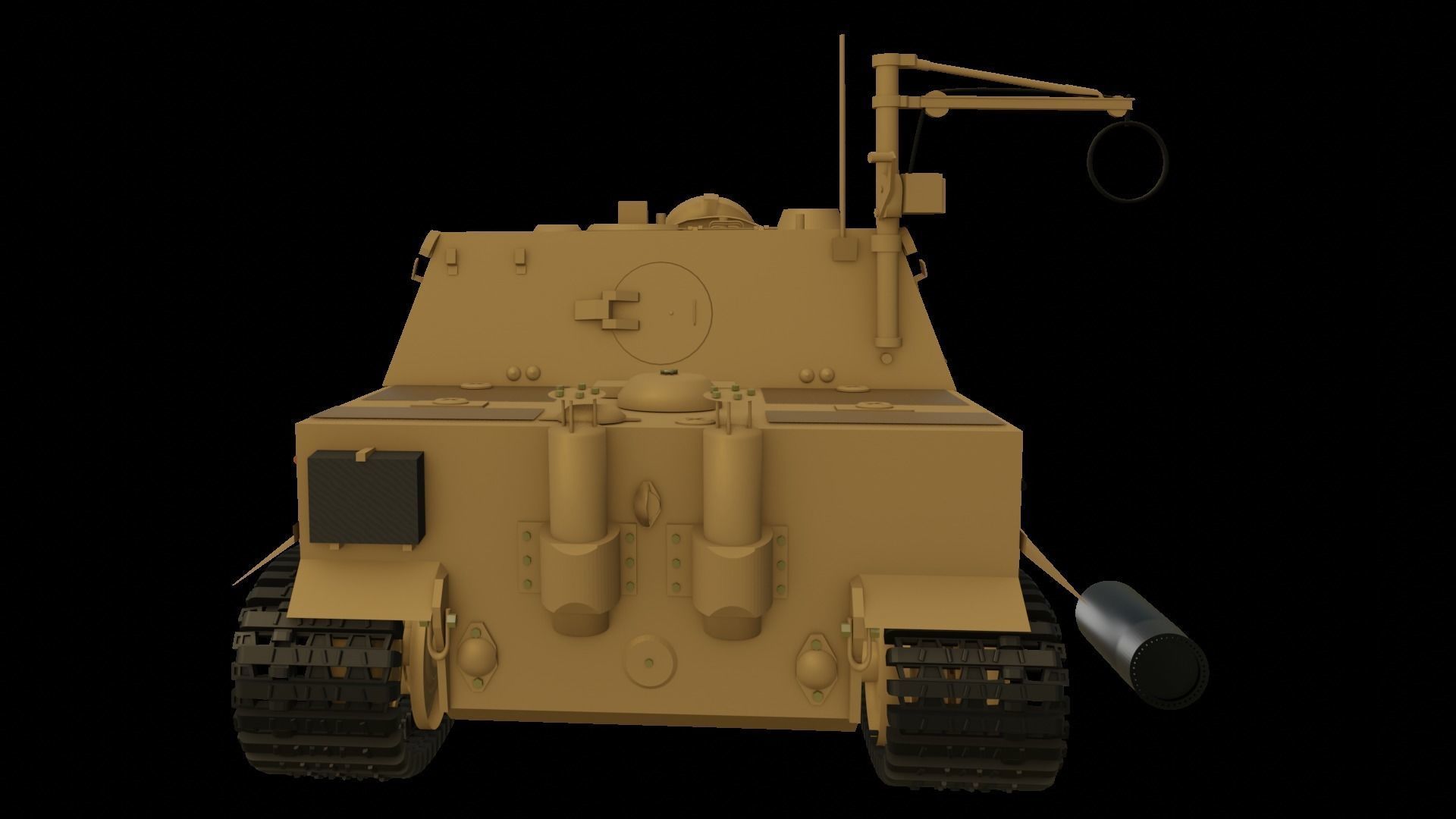 SturmTiger German self-propelled artillery of WW2 free 3D model | CGTrader