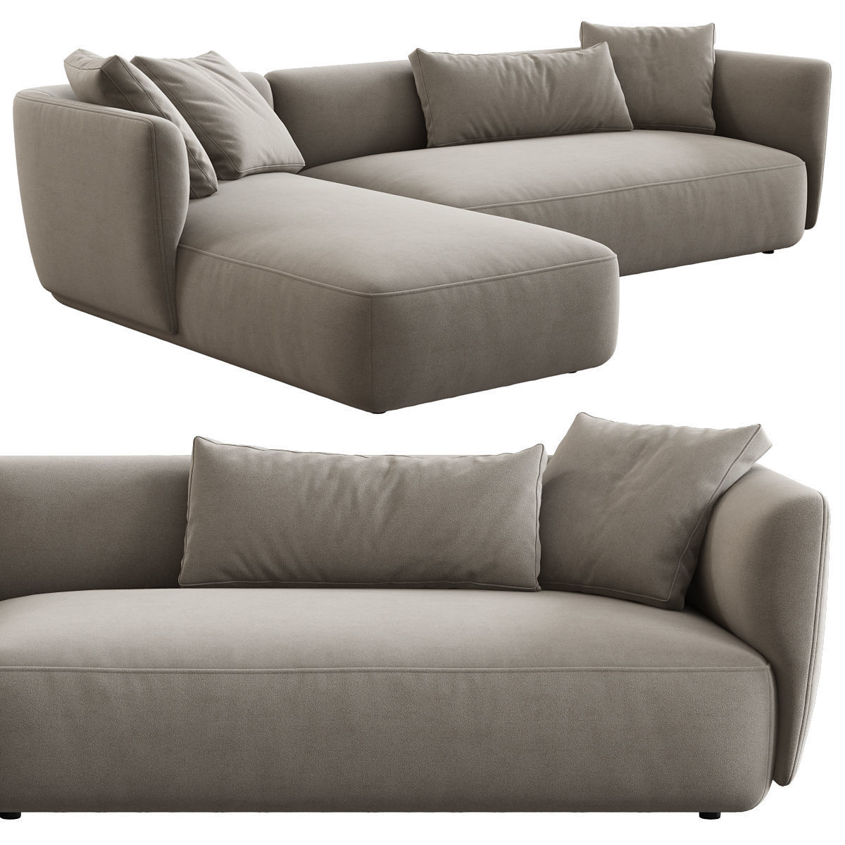 MDF Italia Cosy Corner Composition 3D model | CGTrader