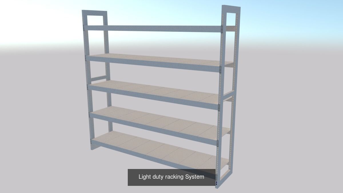 3D Model Collection warehouse racking systems VR / AR / low-poly | CGTrader