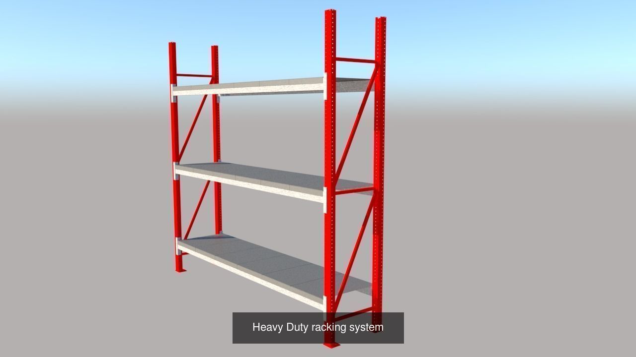 3D Model Collection warehouse racking systems VR / AR / low-poly | CGTrader
